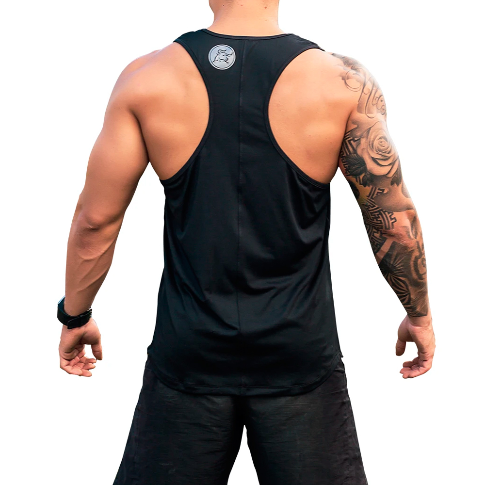 Musculosa Hombre Muscle Balance Negra Durabody - UnicoFit