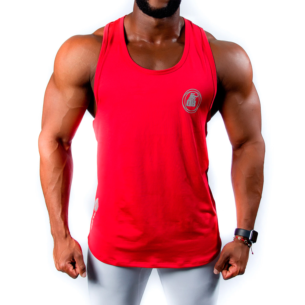 Musculosa Hombre Muscle Balance Roja Durabody - UnicoFit